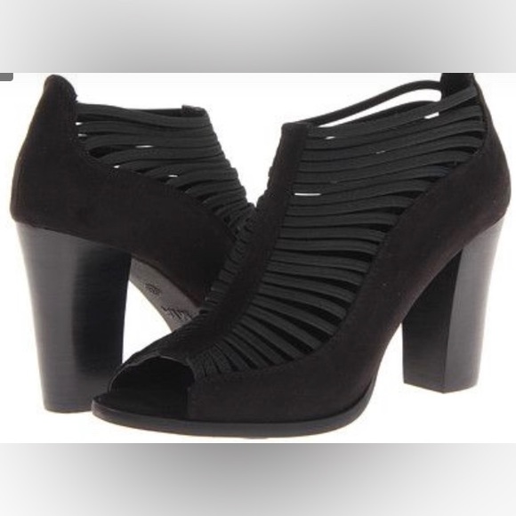MIA | Shoes | Mia Shellie Black Nova Suede Booties | Poshmark